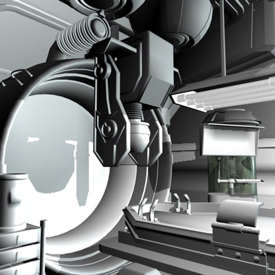 c4d interior laboratory