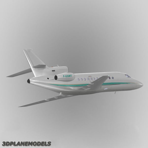 dassault falcon livery 3d model