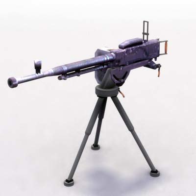 3d model terrorist dshk