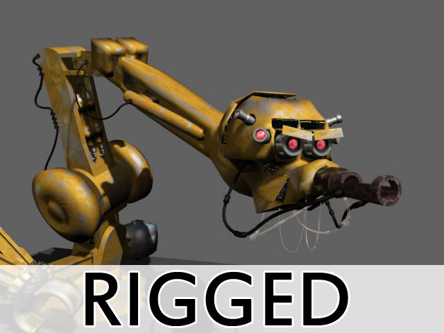 3d robot rig