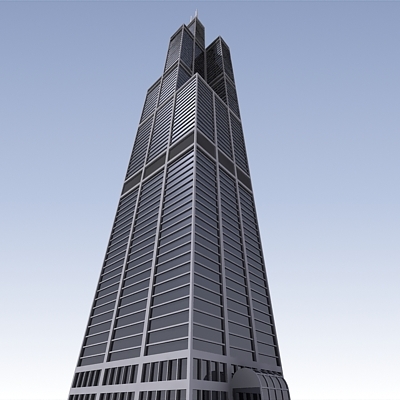 sears tower 3d model