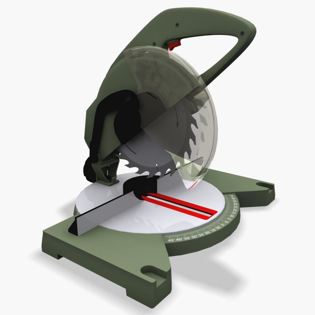 3d model chop saw