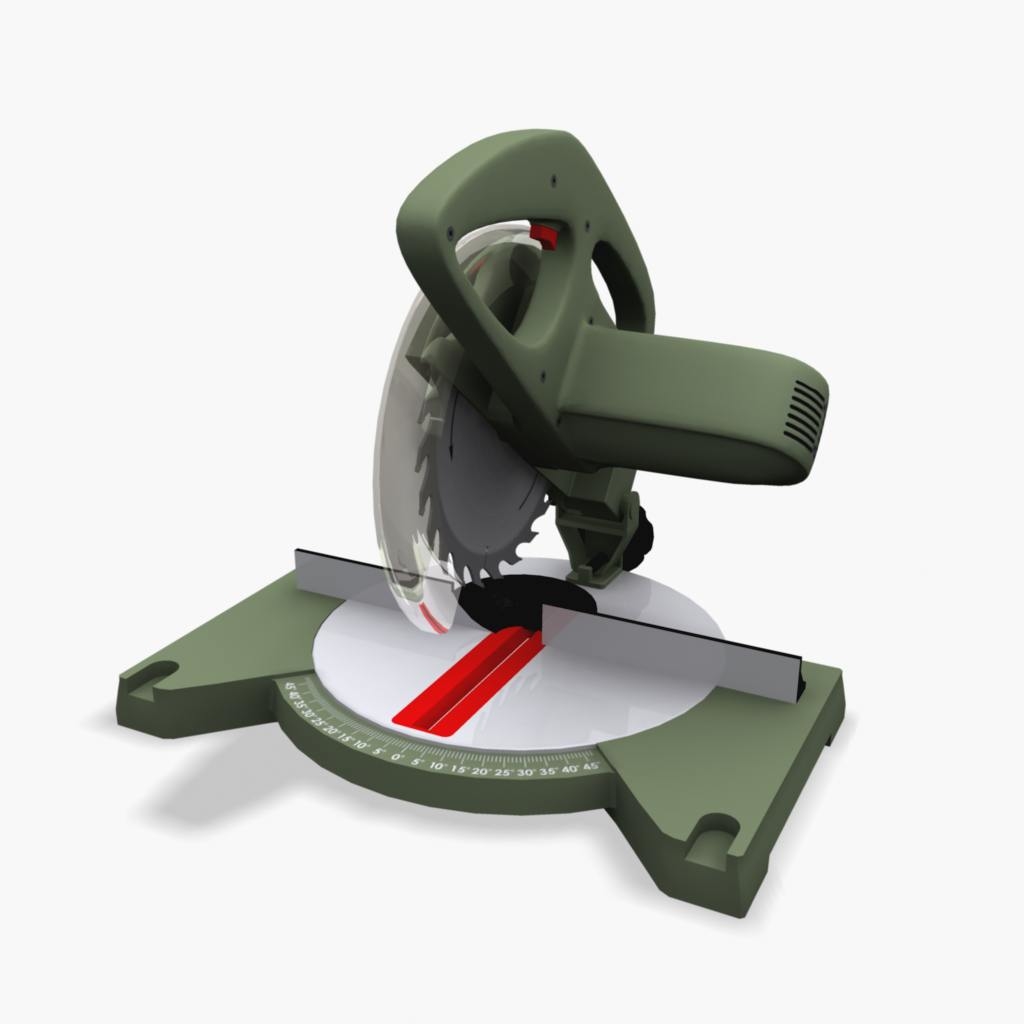 3d model chop saw