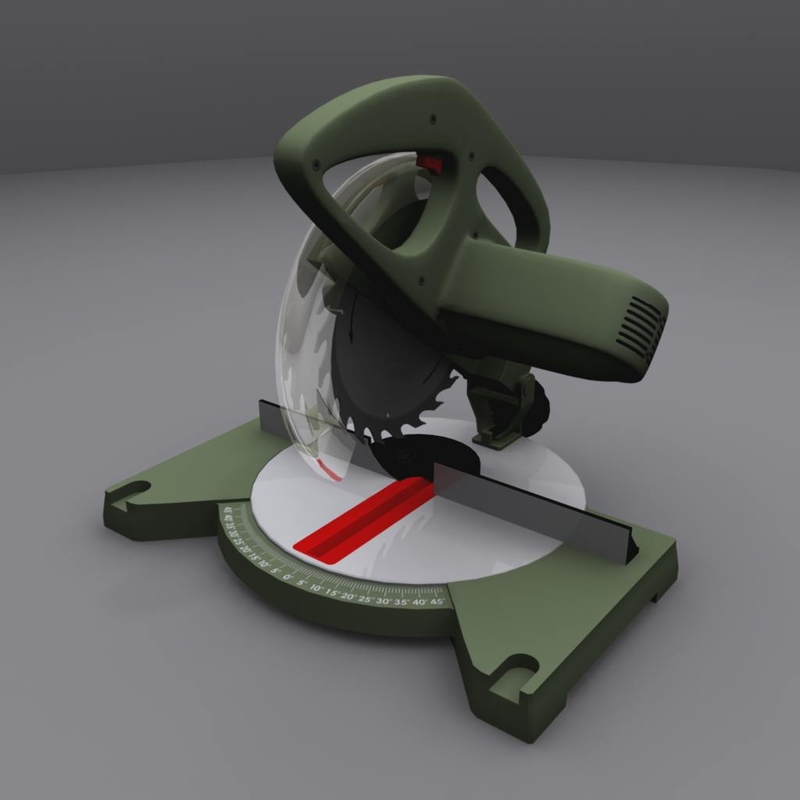 3d model chop saw