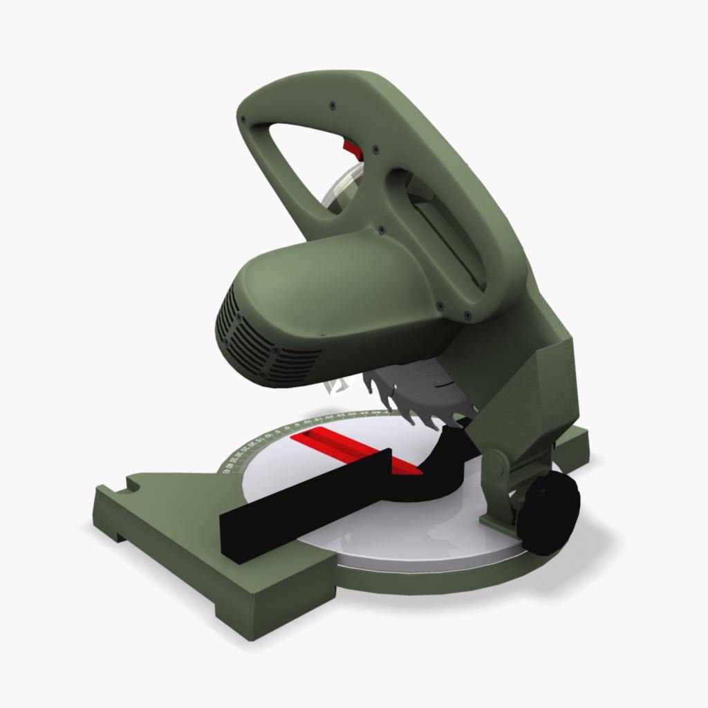 3d model chop saw