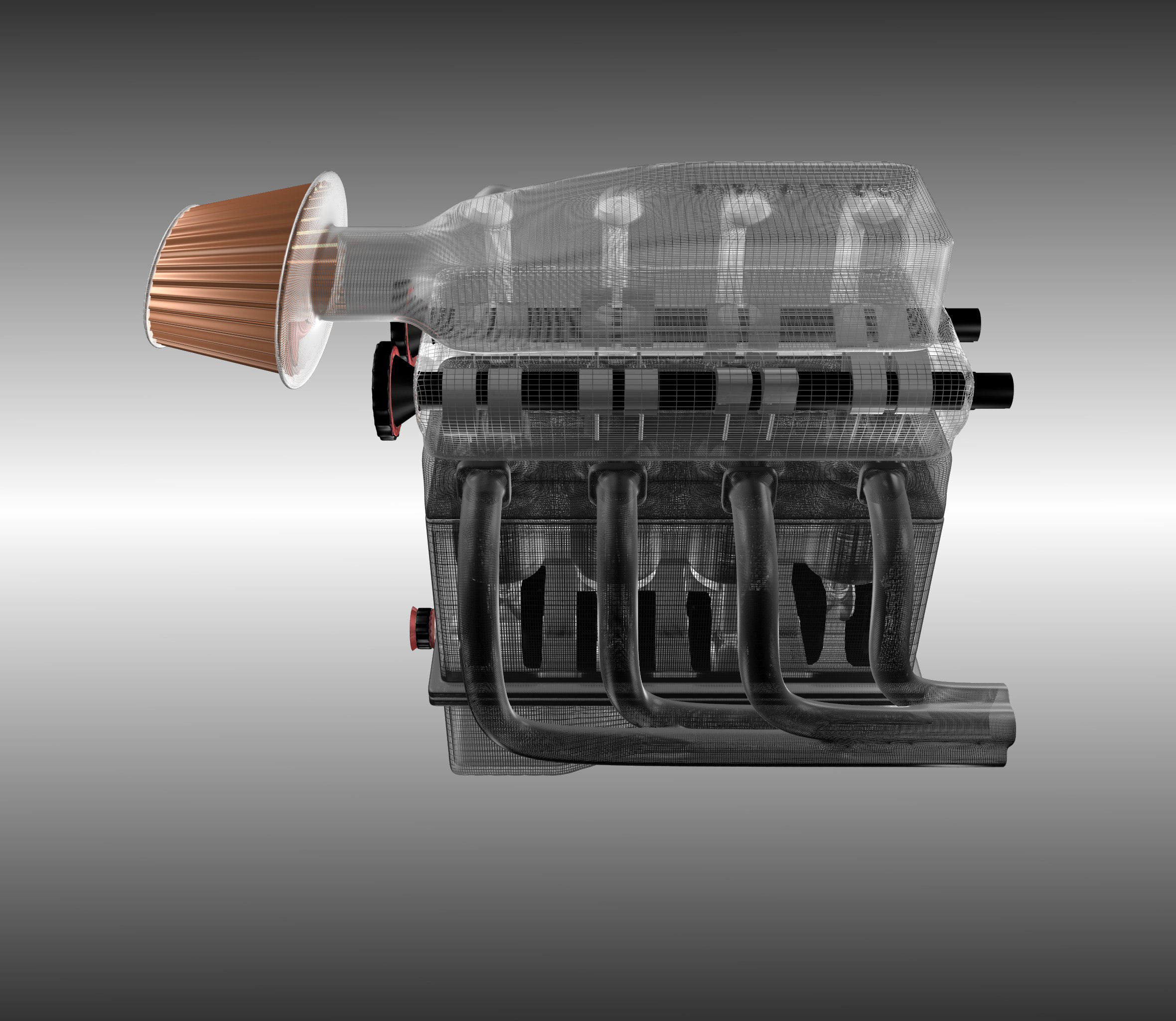 free intake 3d model