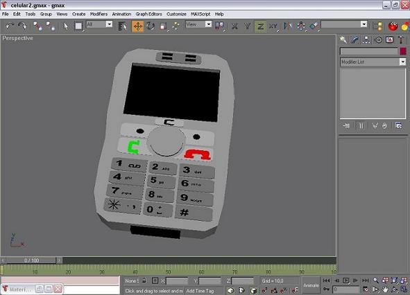 free cellphone 3d model