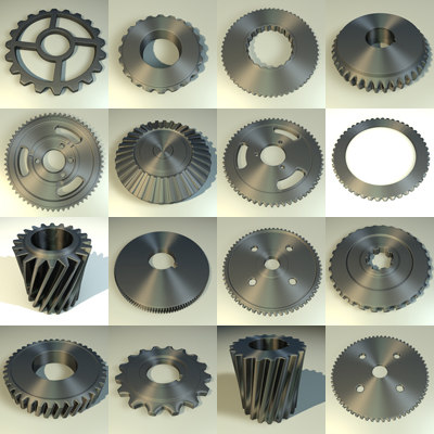 3ds max gear wheel