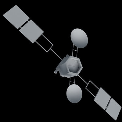 satellite 3d model