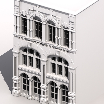 3d model victorian building