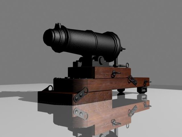 3ds carronade naval gun cannon