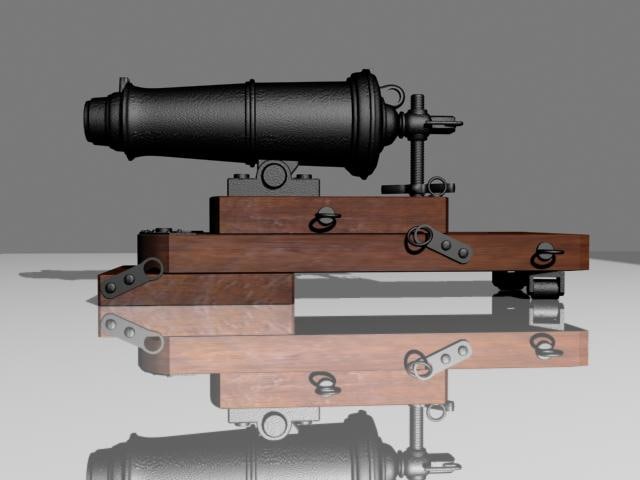 3ds carronade naval gun cannon