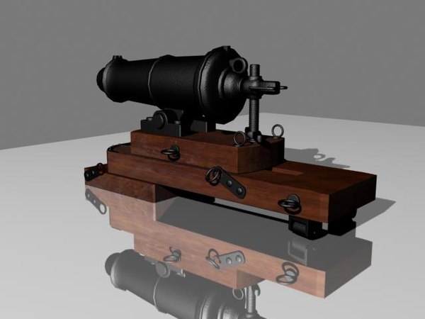 3ds carronade naval gun cannon