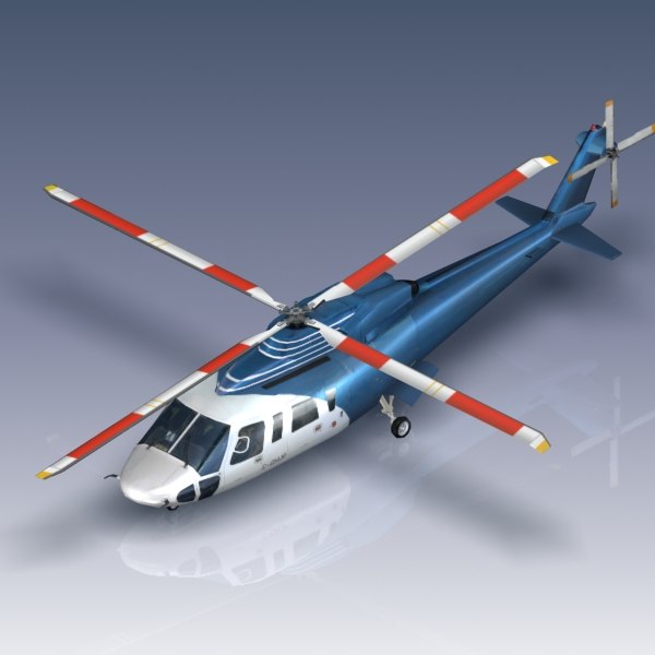 3d sikorsky helicopter model