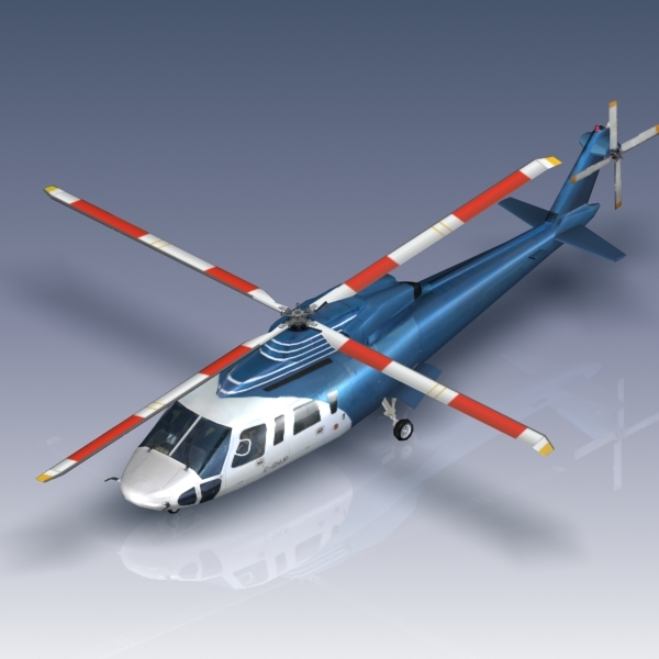 3d sikorsky helicopter model