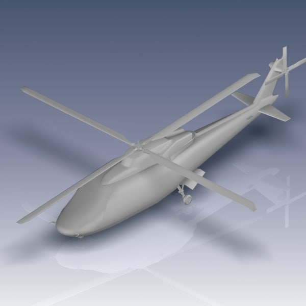 3d sikorsky helicopter model