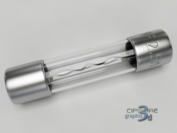 3d model of electronic fuse