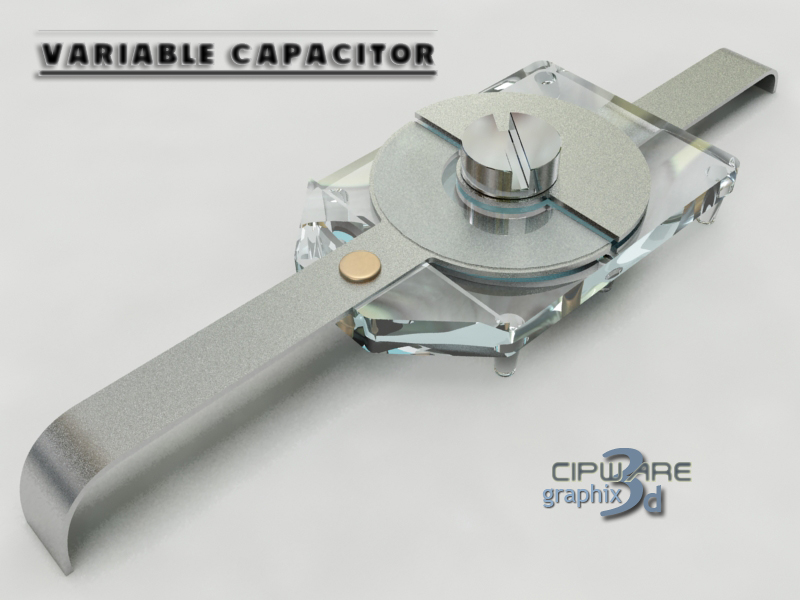 3d Model Variable Capacitor 1517