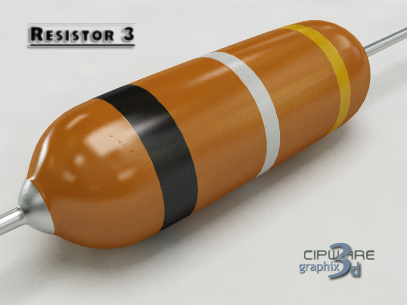 3d resistor 3 model