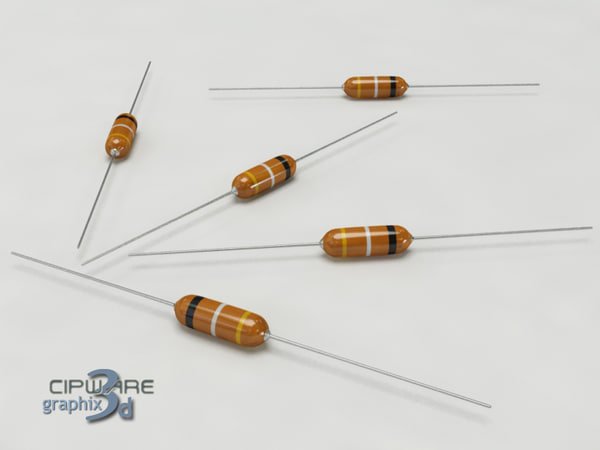 3d resistor 3 model