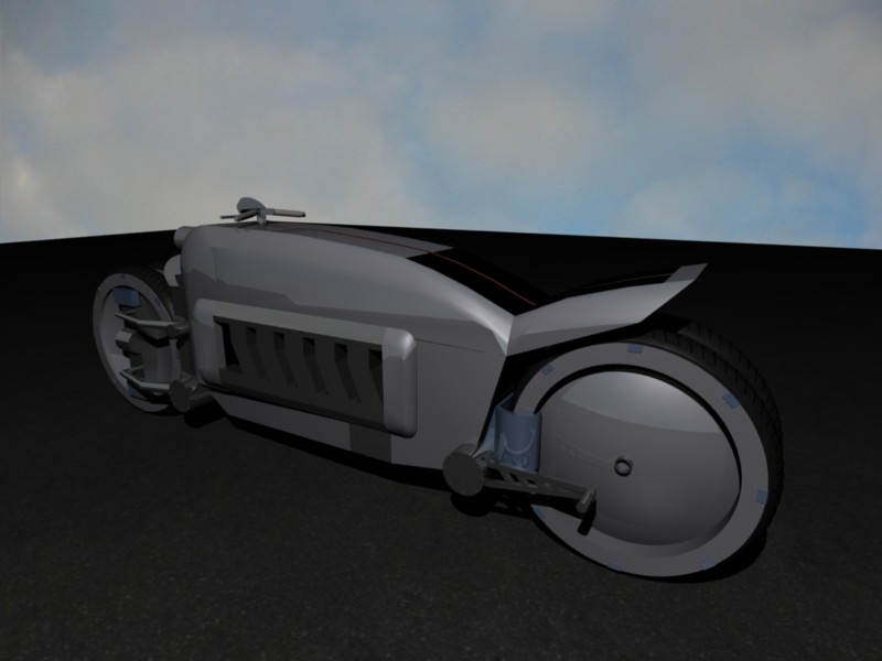 dodge tomahawk motorcycle 3d model