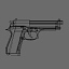 m9f pistol 3d model