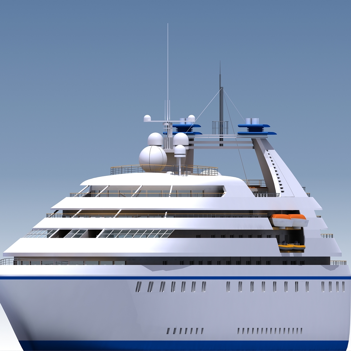 3d model passenger cruise ship