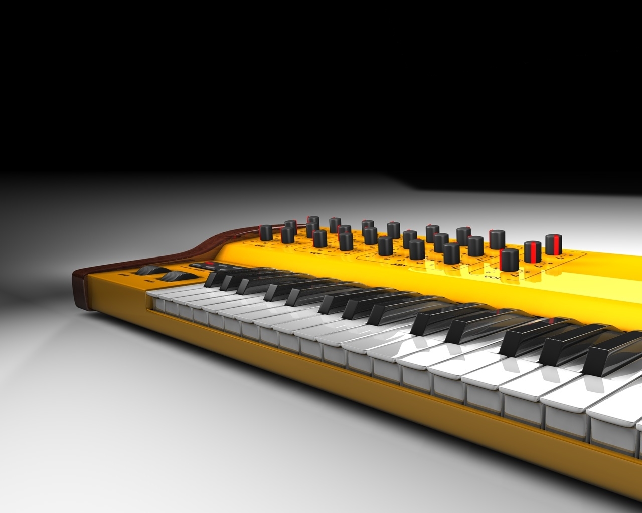synthesizer synth 3d model