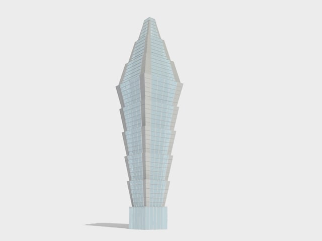 3ds max concept skyscraper