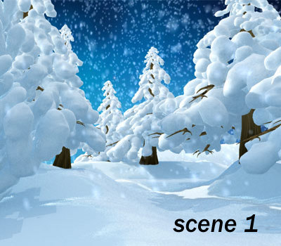 max winter scenes snowman snow