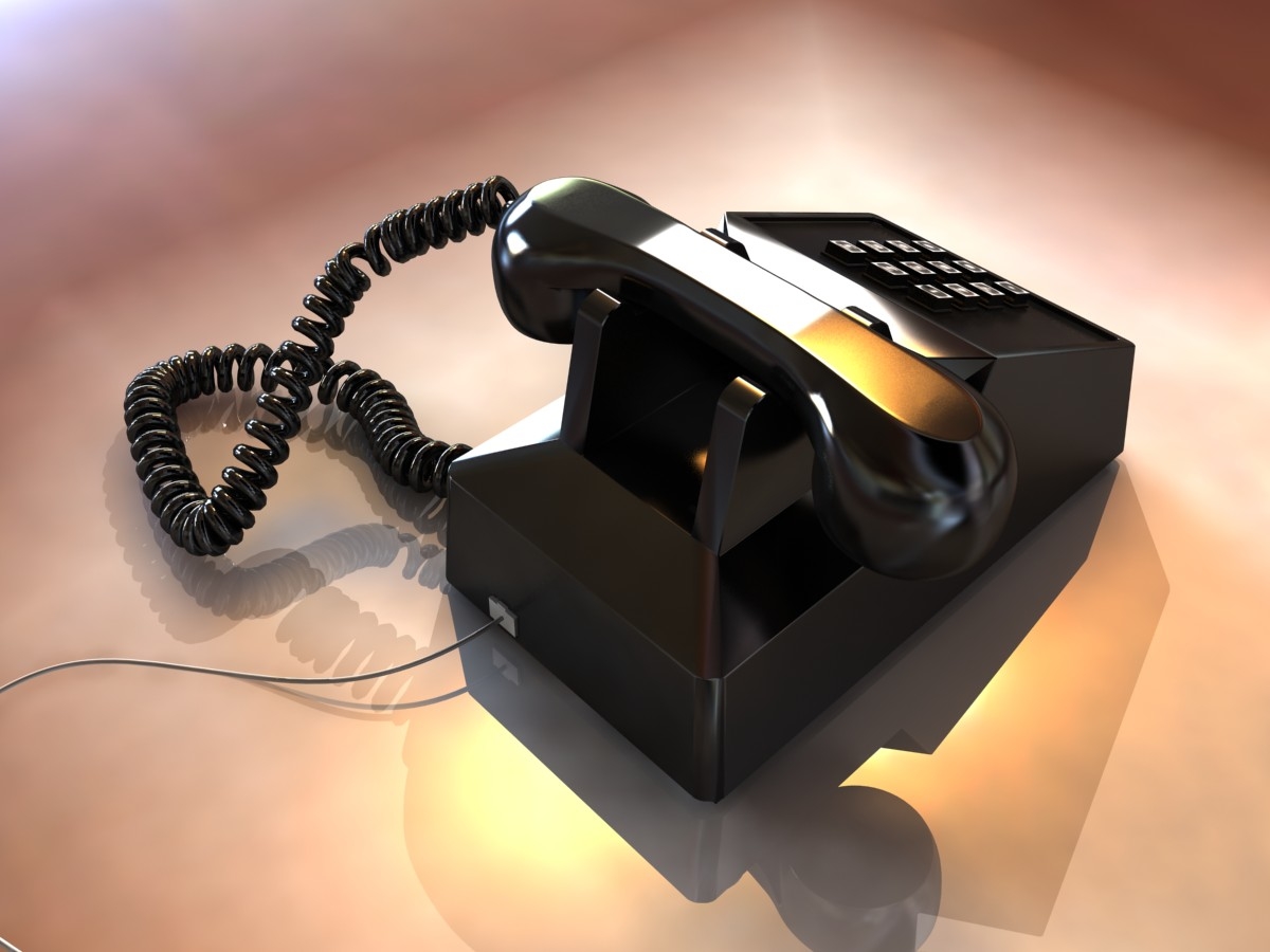 3d model old phone