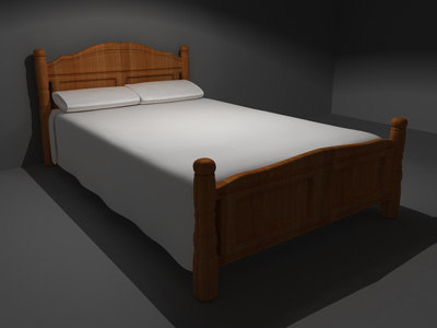 maya bed modeled
