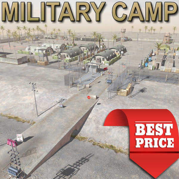 free military base 3d model