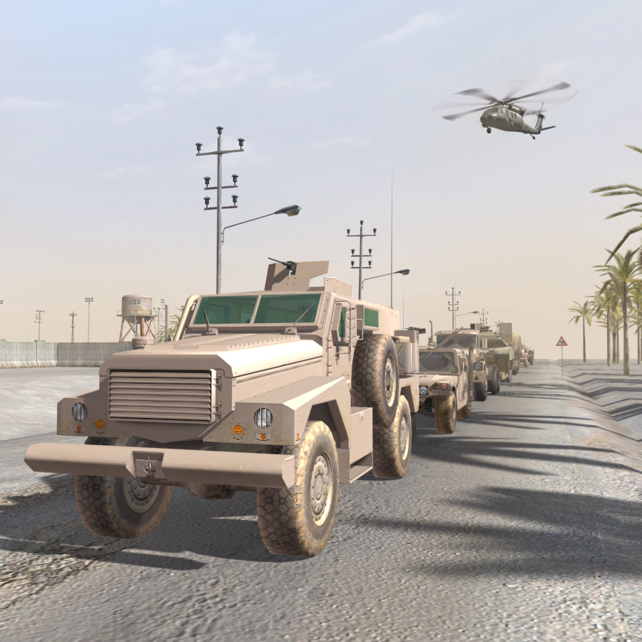 3d war scenario multi format