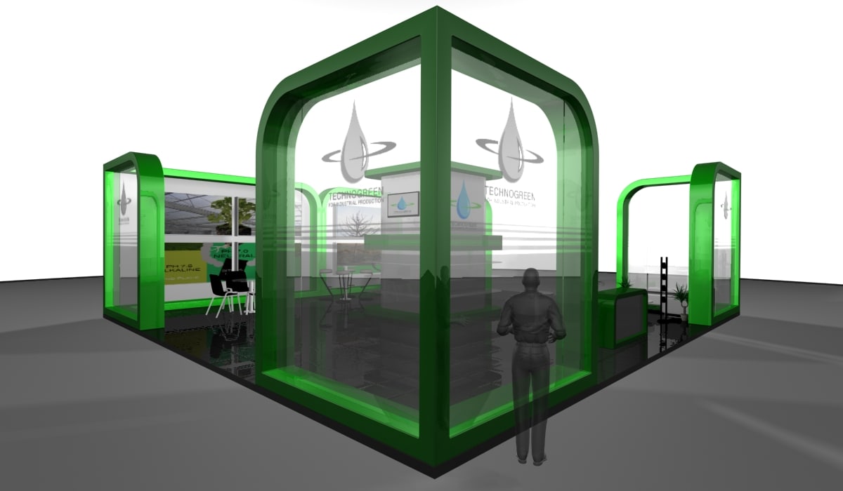 3d model agriculture exhibition stand
