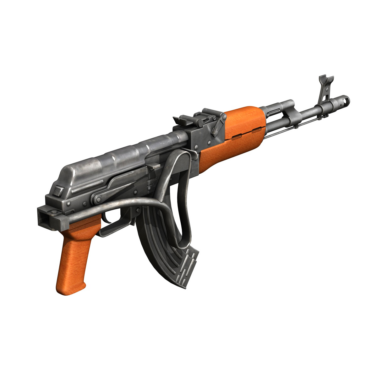 3d model of ak-74 kalashnikov rifle assault