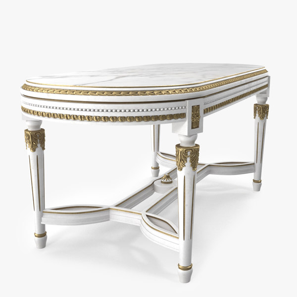 classical coffee table 3d model