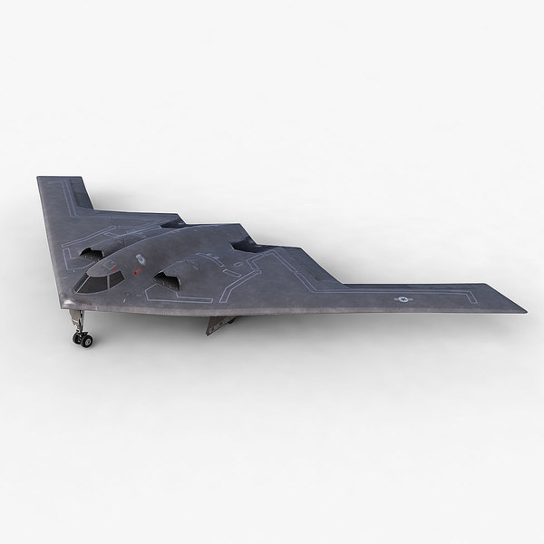 3d model b-2 spirit stealth bomber