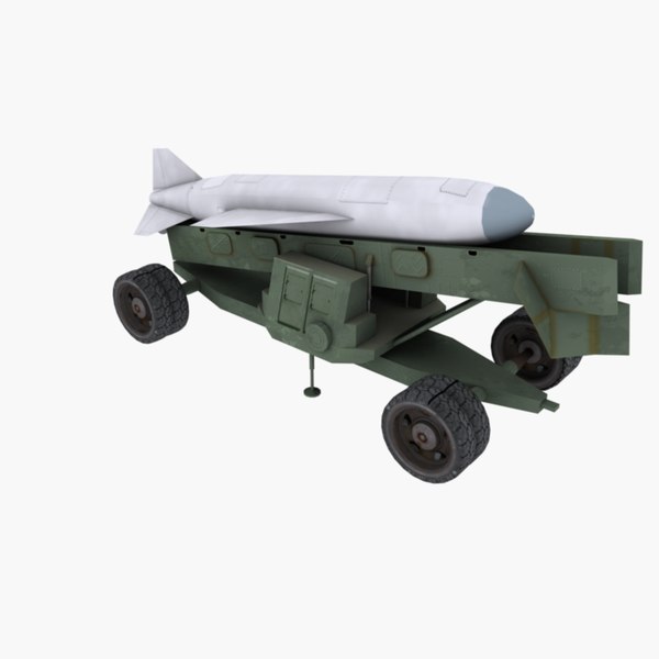 3d model kh-15 missile