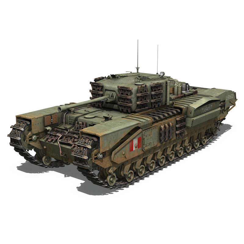 british churchill mk iv 3d 3ds