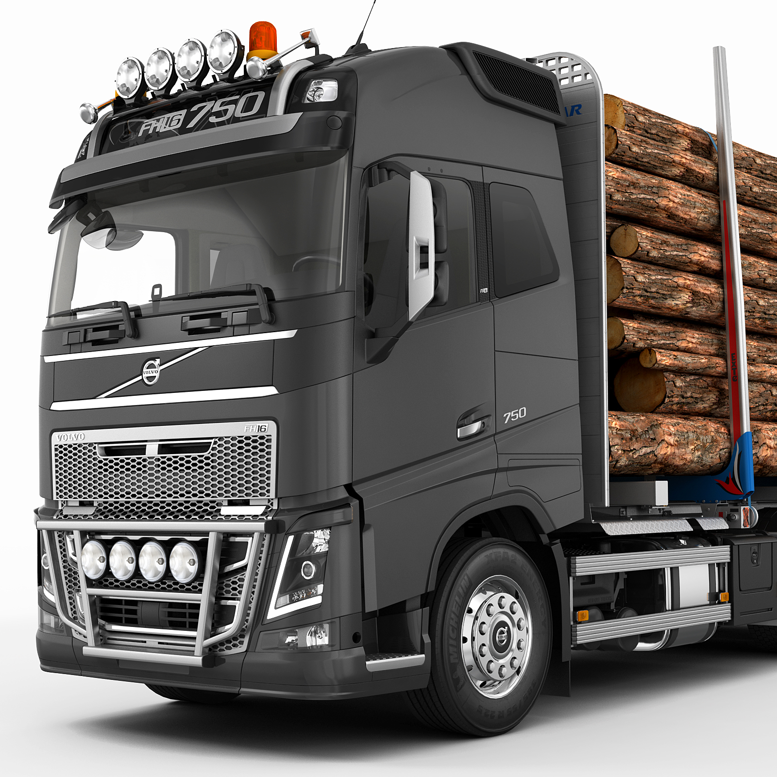 max fh timber trailer truck