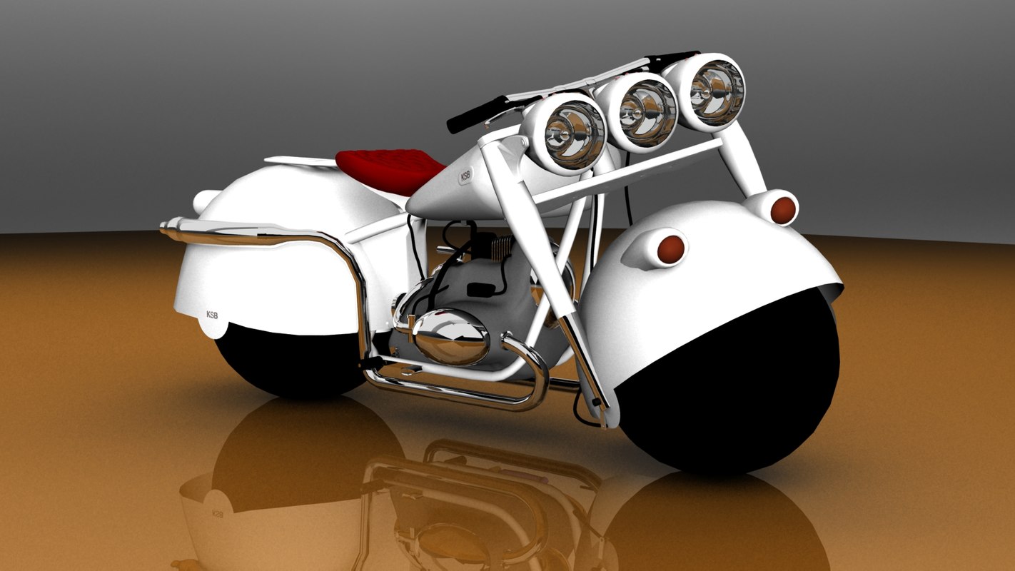 moto motorcycle 3d model
