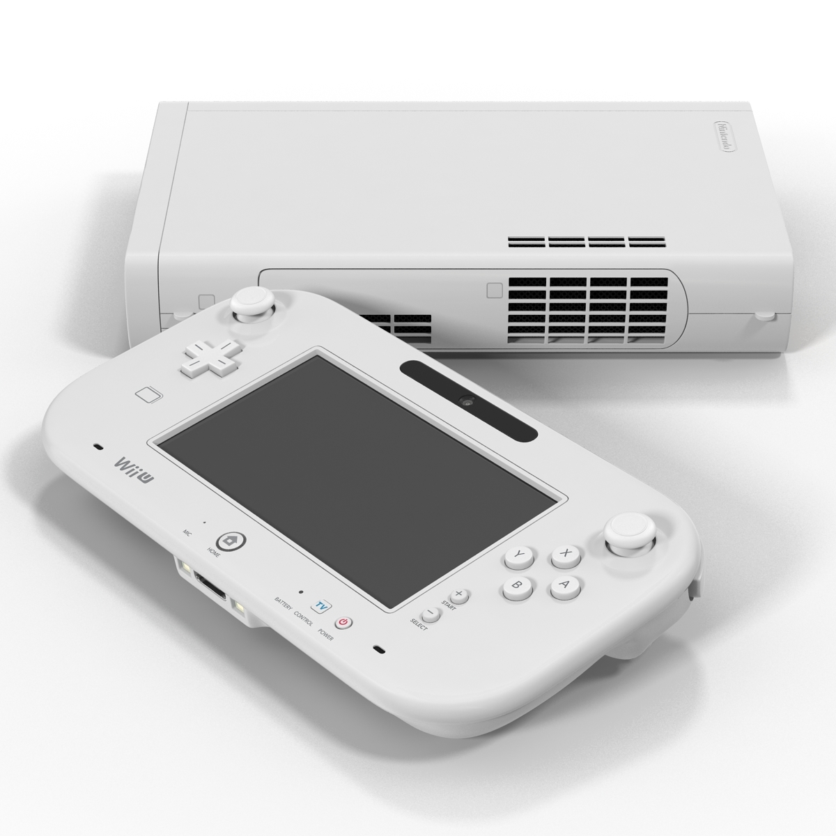 3d model nintendo wii u set