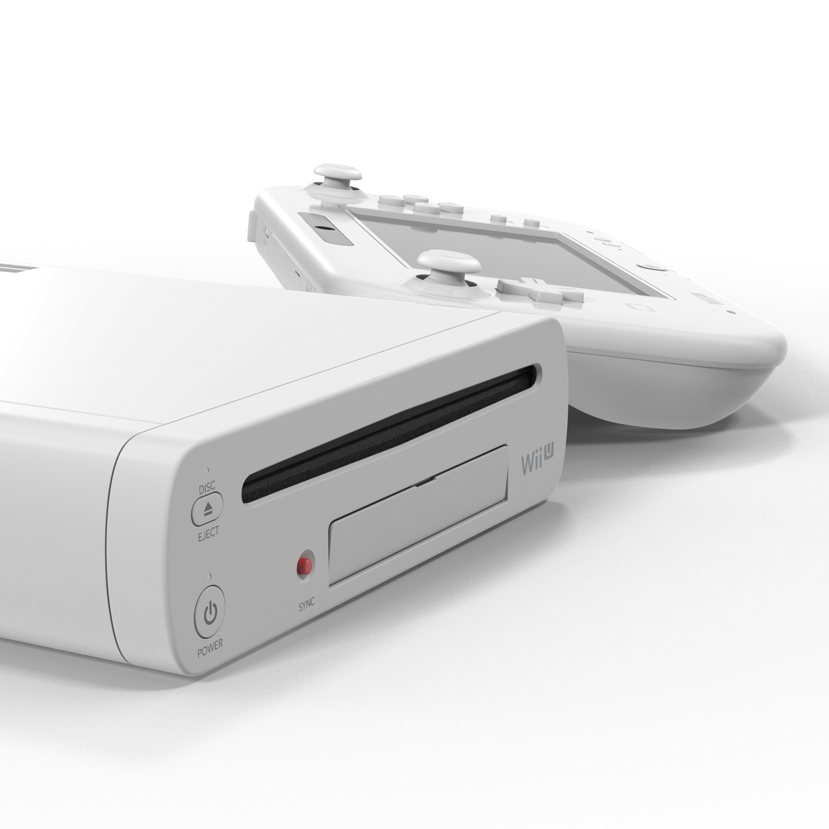 3d model nintendo wii u set