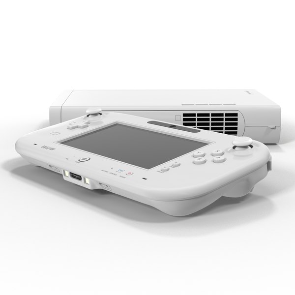 3d model nintendo wii u set