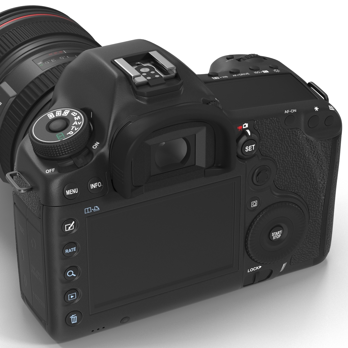 digital camera slr generic 3d model