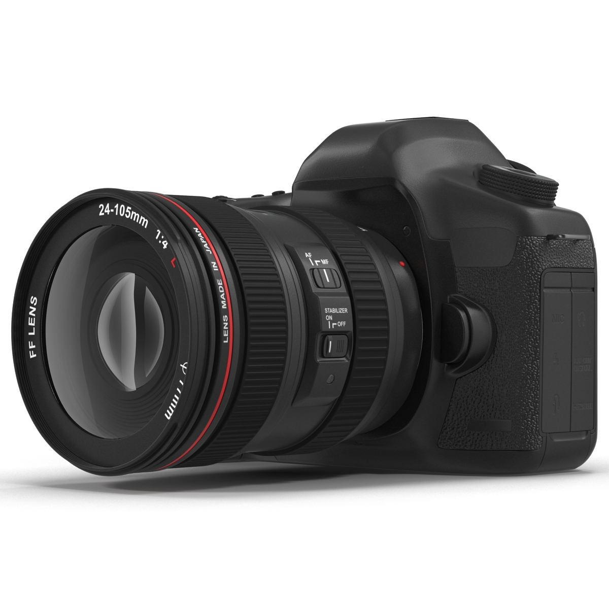 digital camera slr generic 3d model