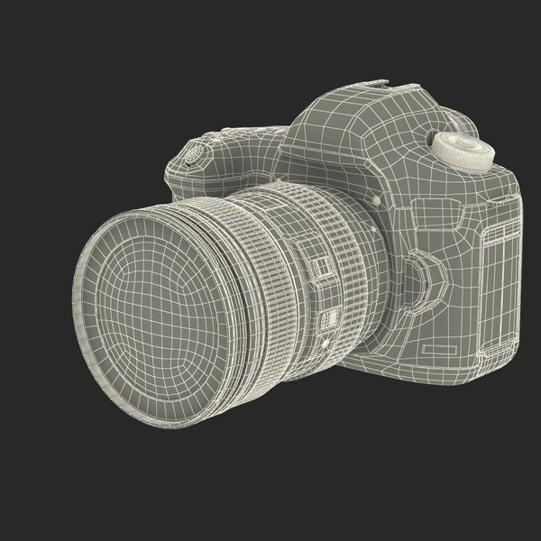 digital camera slr generic 3d model