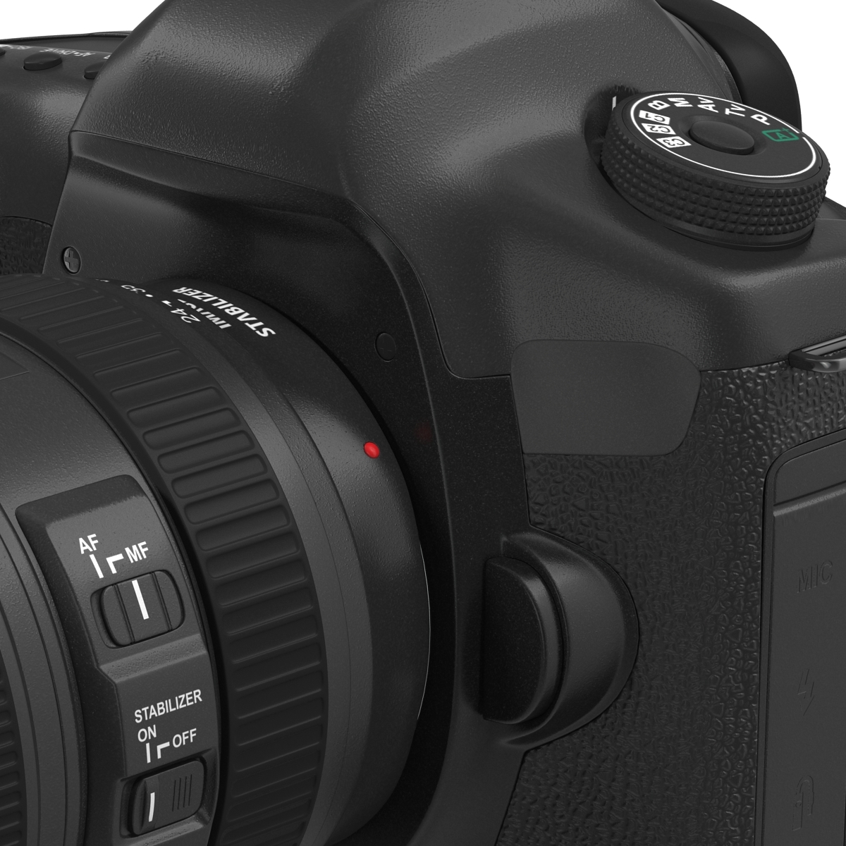 digital camera slr generic 3d model