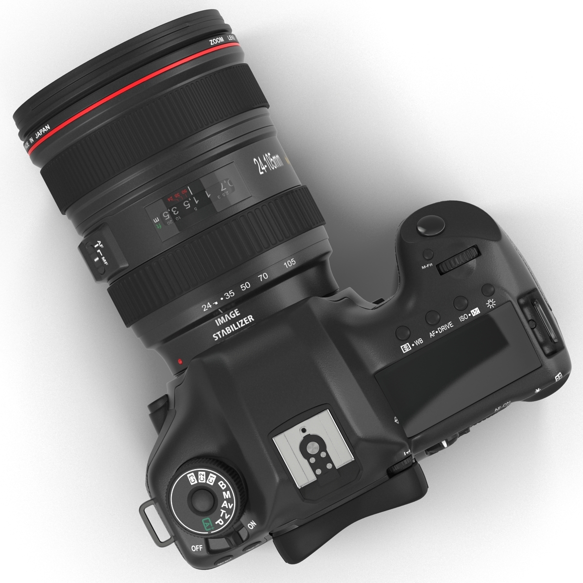 digital camera slr generic 3d model